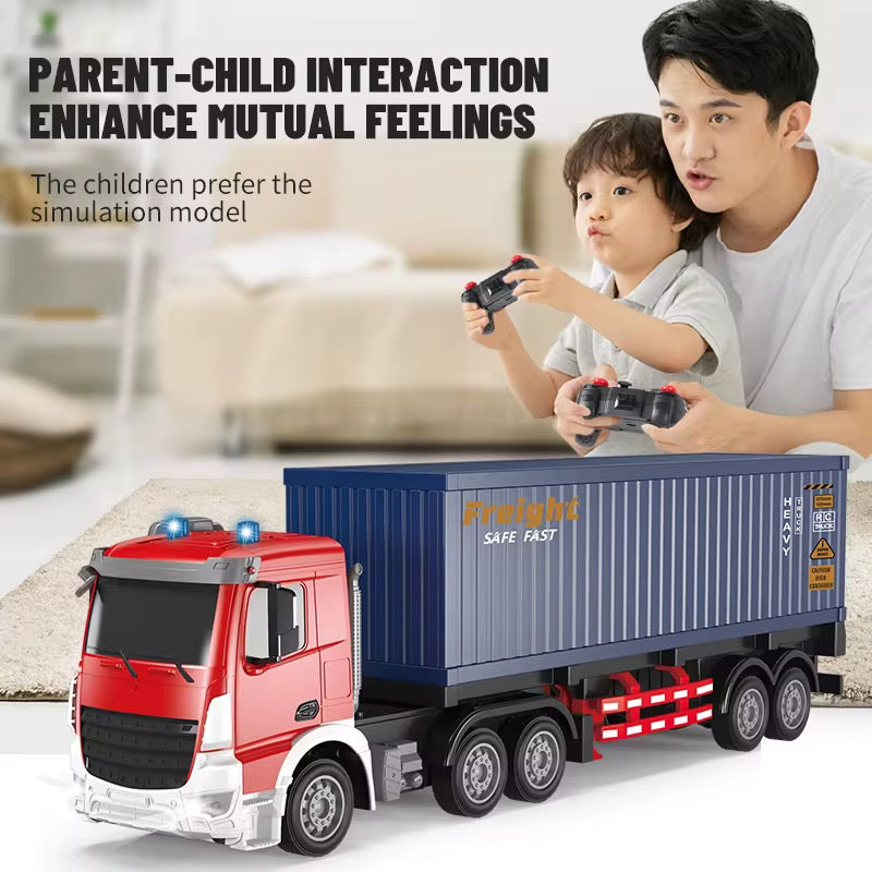 Camion Conteneur Télécommandé + 6 ans – Véhicule RC de 52 cm avec Remo ...