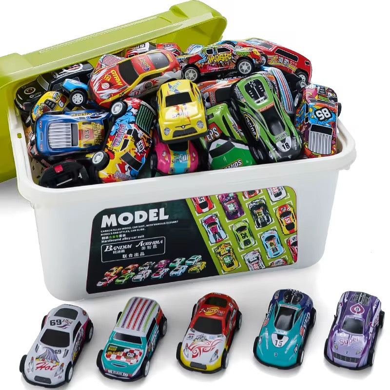Coffrets Mini Voitures en Métal et plastique – Avec Boîte Plastique de ...