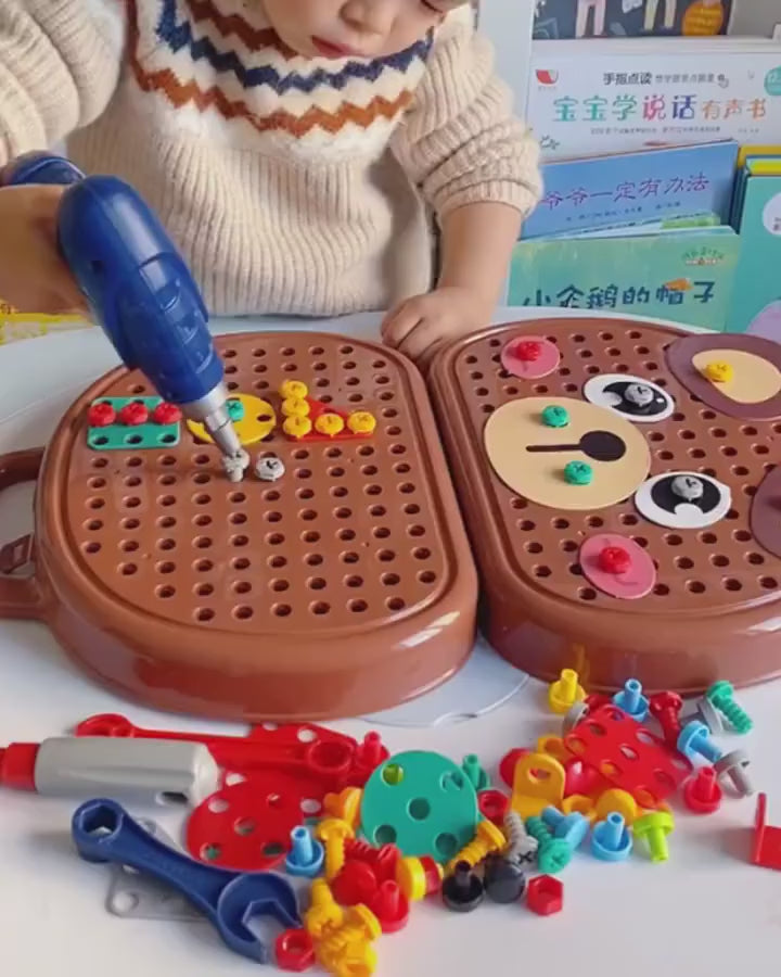 Kit de Bricolage 3D - Boîte à Outils Montessori Magique – Jeu de Puzzl ...